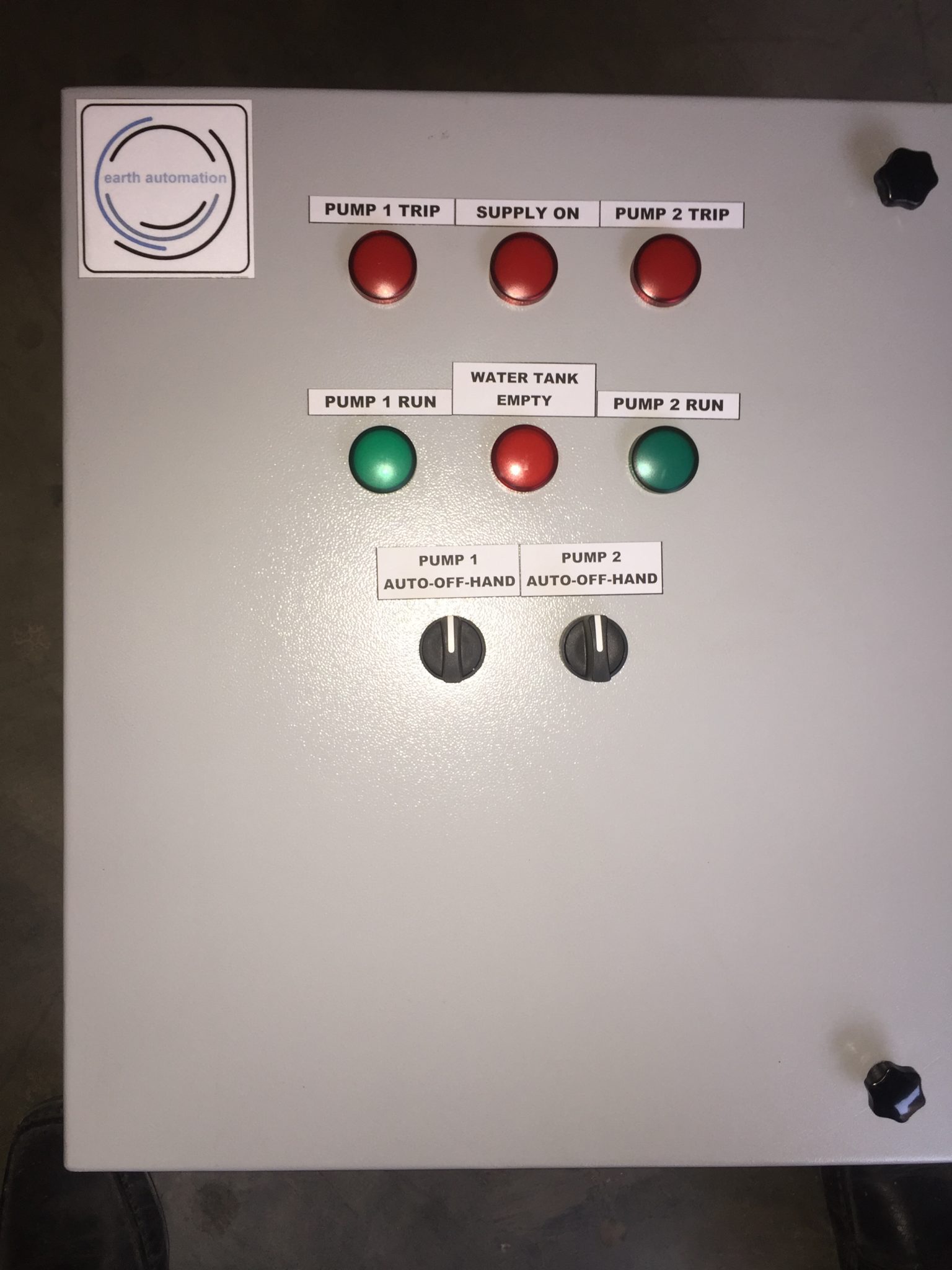 Water Control Panel